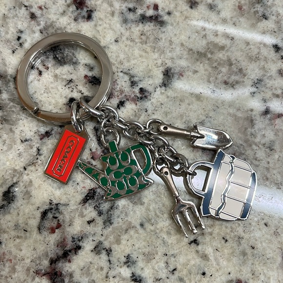Coach | Accessories | Coach Garden Key Fob Euc | Poshmark